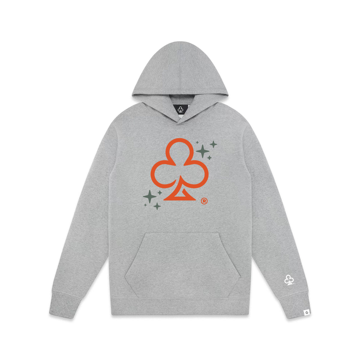 ONLY FOR THE LOYAL FEW SCRIPT HOODIE (GREEN/ORANGE) – The Loyalty Club